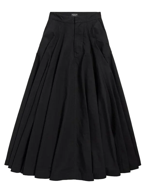 Balenciaga Godet Maxi Skirt