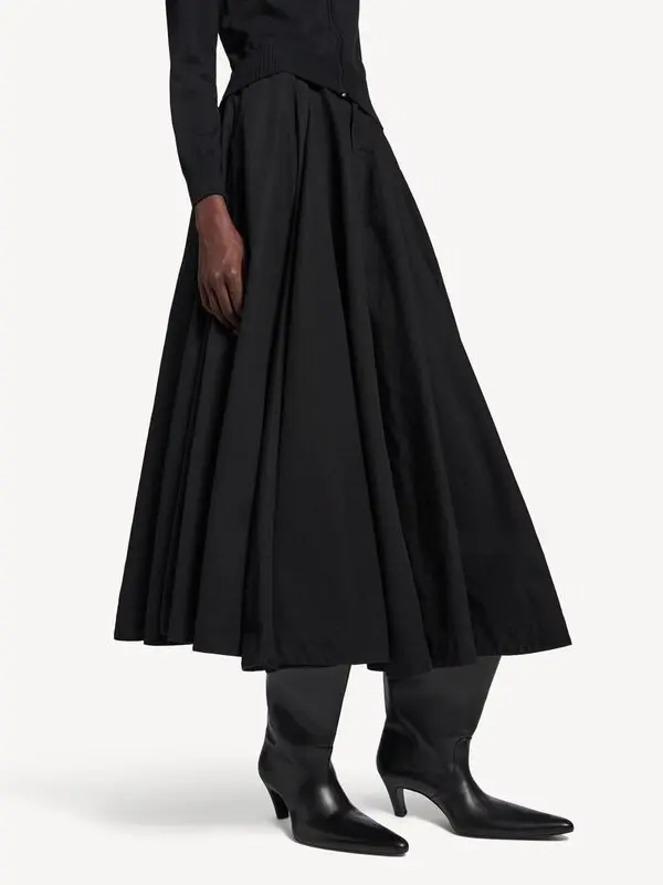 Balenciaga Godet Maxi Skirt