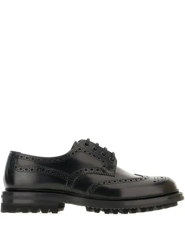 Church's Brogue Derby Shoes - Black