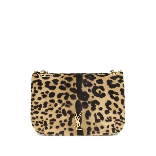 Saint Laurent Neutrals Shoulder Bags - Cream
