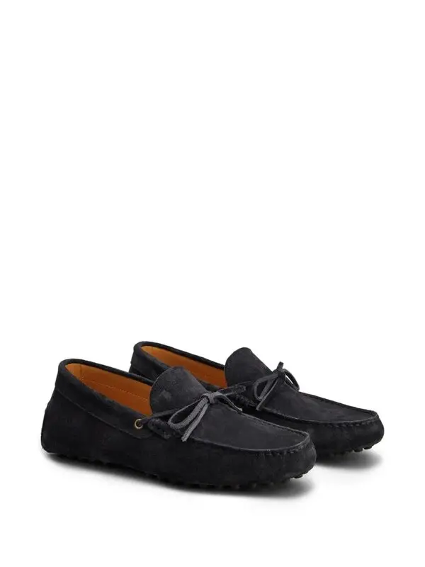TOD'S Gommino Suede Loafers With Lace