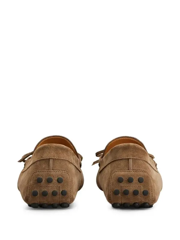 TOD'S Gommino Suede Loafers With Lace