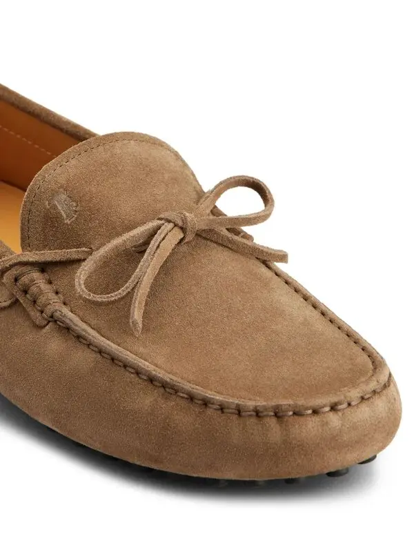 TOD'S Gommino Suede Loafers With Lace