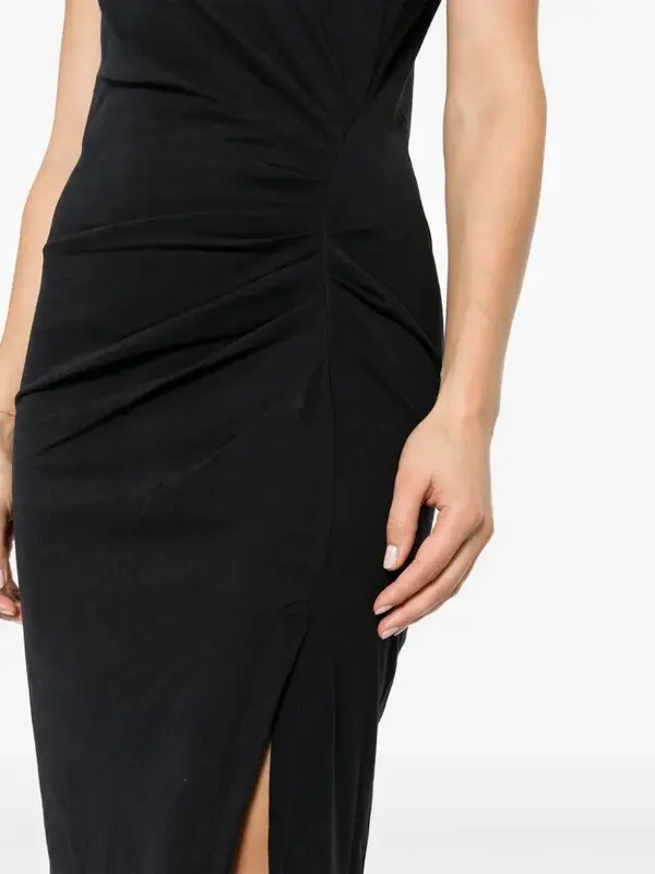 Isabel Marant Étoile Nadela Cotton Jersey Long Dress - Black