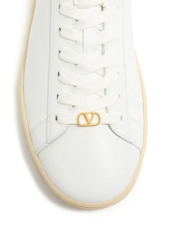 Valentino Garavani Royco Nappa Leather Sneakers - White