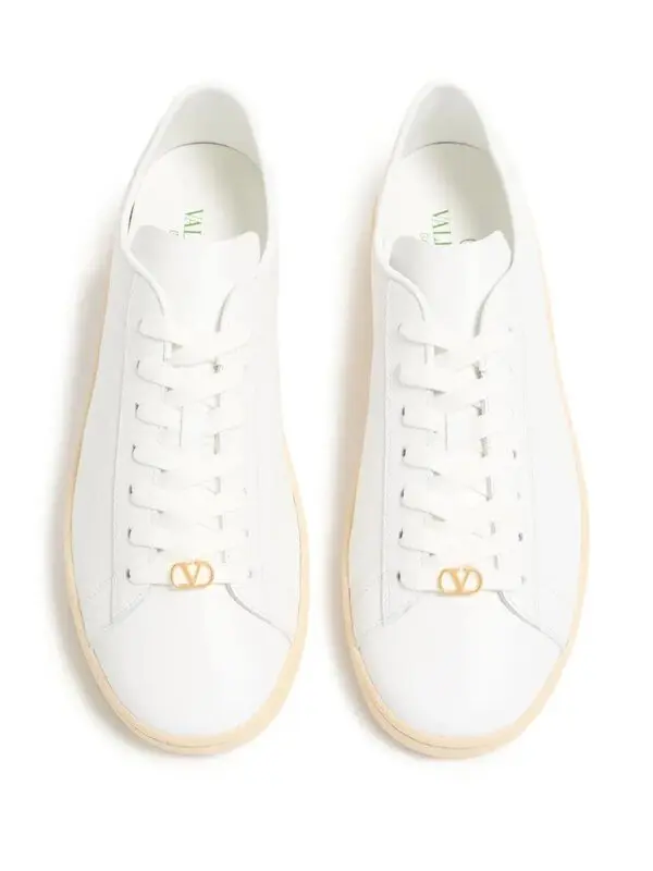 Valentino Garavani Royco Nappa Leather Sneakers - White