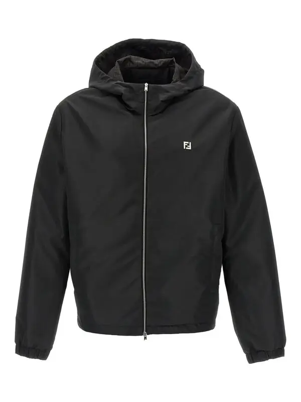Fendi Tech Fabric Hooded Blouson