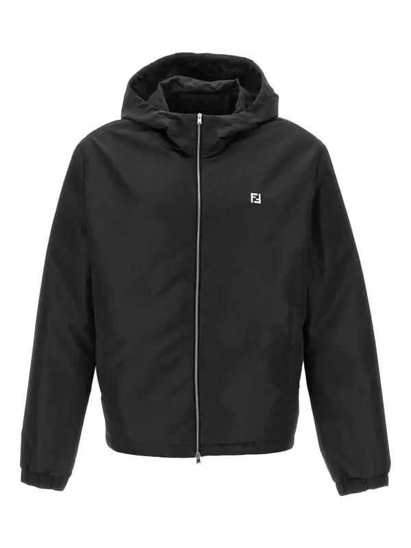 Fendi Tech Fabric Hooded Blouson