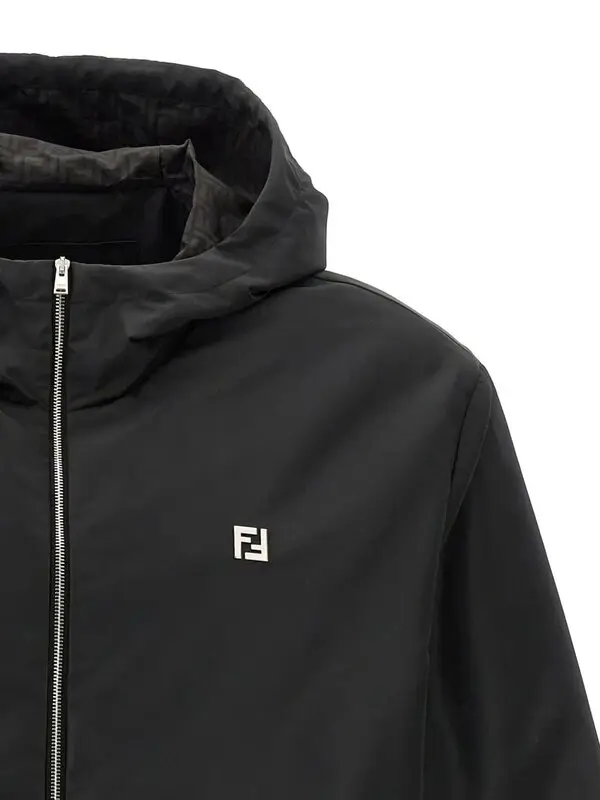Fendi Tech Fabric Hooded Blouson