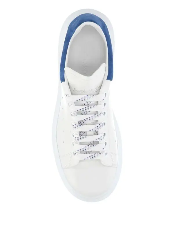Alexander McQueen Oversized Sneakers In /paris Blue - White
