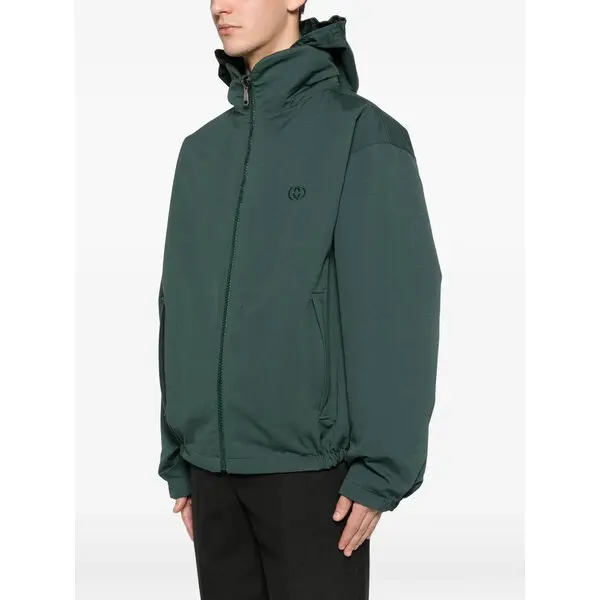 Gucci Cotton Hooded Zip Up Jacket