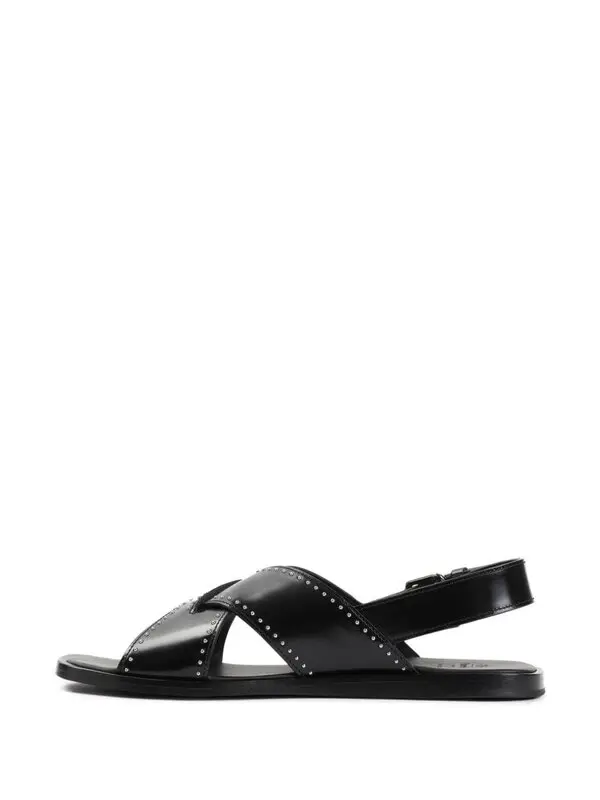 Church's Stud-embellished Crossover Flat Sandals