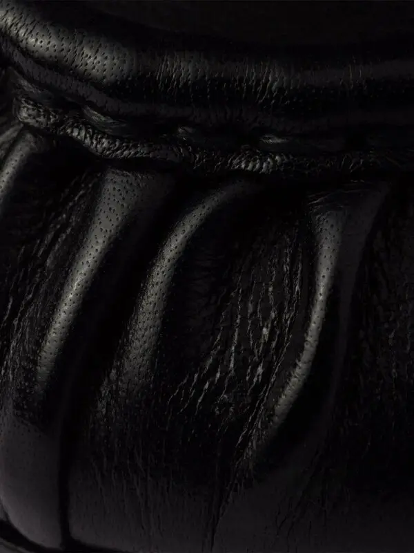Prada Leather Penny Loafers - Black