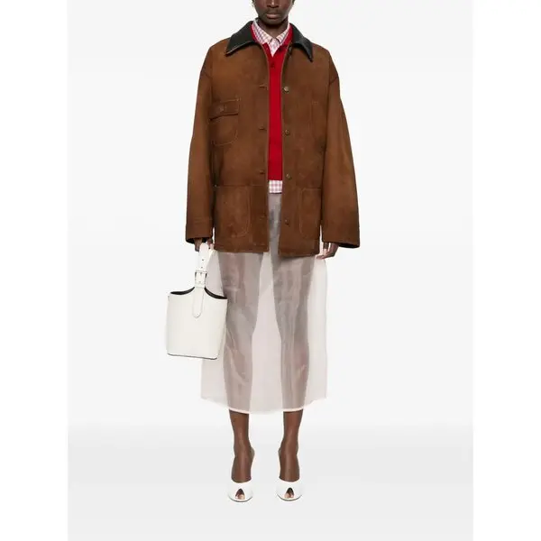 Prada Leather And Suede Jacket