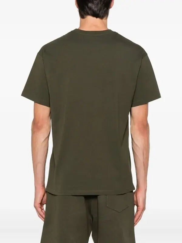 Givenchy Cotton T-shirt With Stamp Print - Green