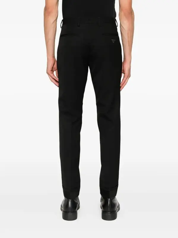 Prada Straight Leg Wool Trousers
