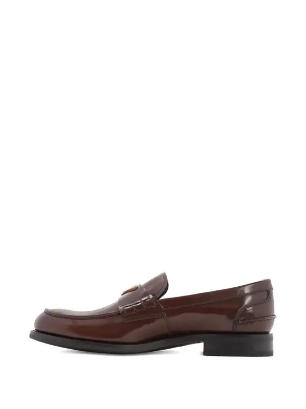 Prada Brushed Leather Loafers