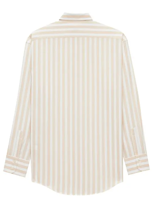 Saint Laurent Striped Cotton Cassandre Shirt - Multicolor