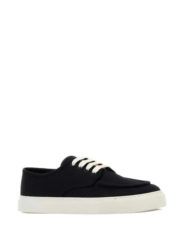 Prada Canvas Lace-up Sneakers - Blue