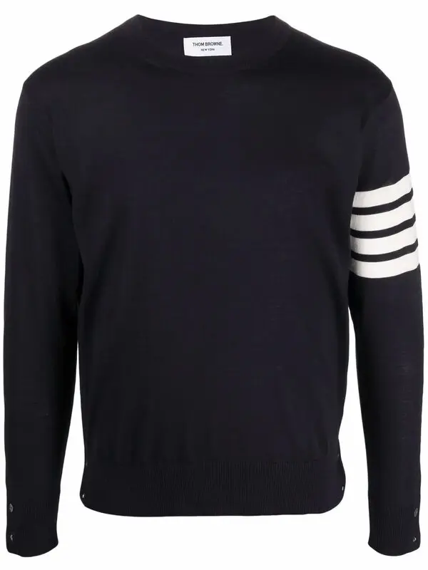 Thom Browne Wool 4-bar Pullover