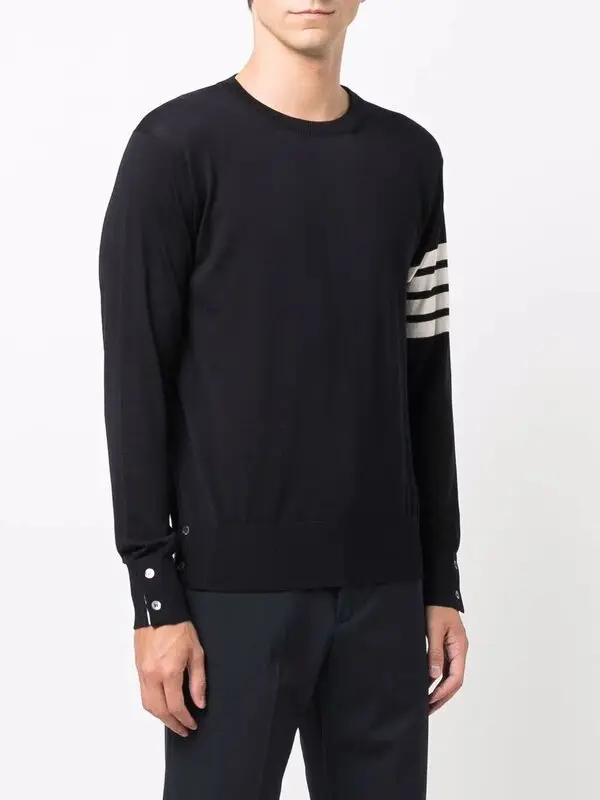 Thom Browne Wool 4-bar Pullover