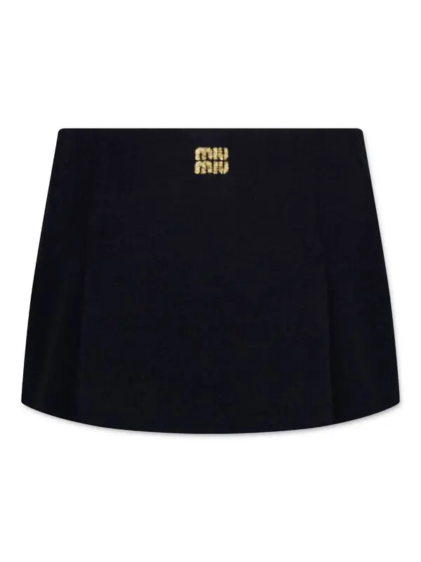 Miu Miu Tweed Miniskirt
