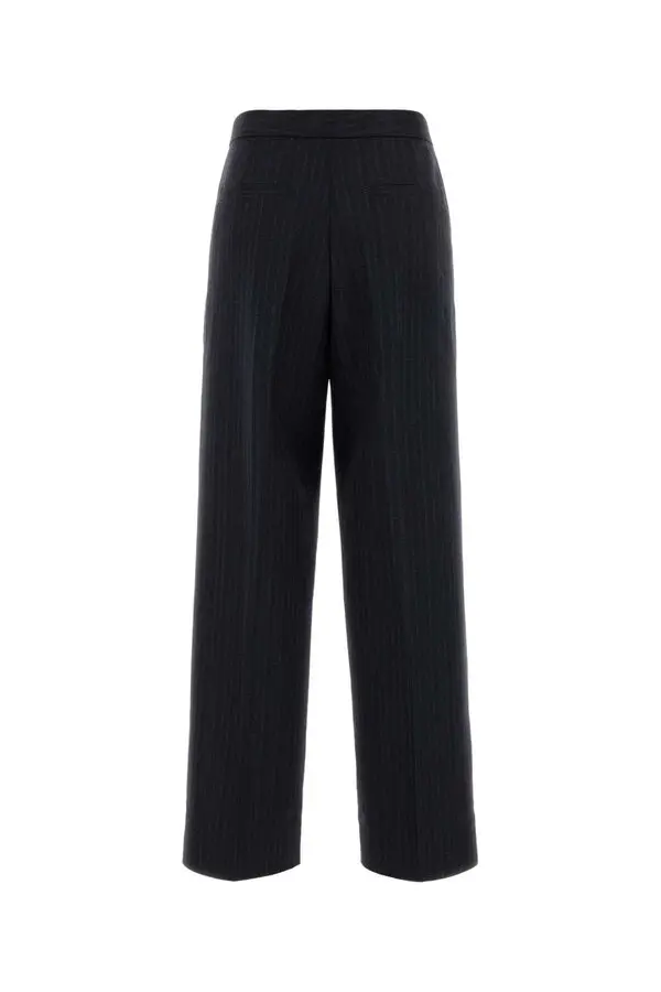 JIL SANDER Embroidered Wool Pant
