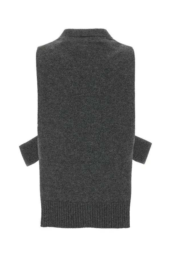 Miu Miu Dark Grey Cashmere Vest