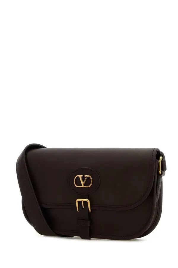 Valentino Garavani Leather Antibes Crossbody Bag - Brown