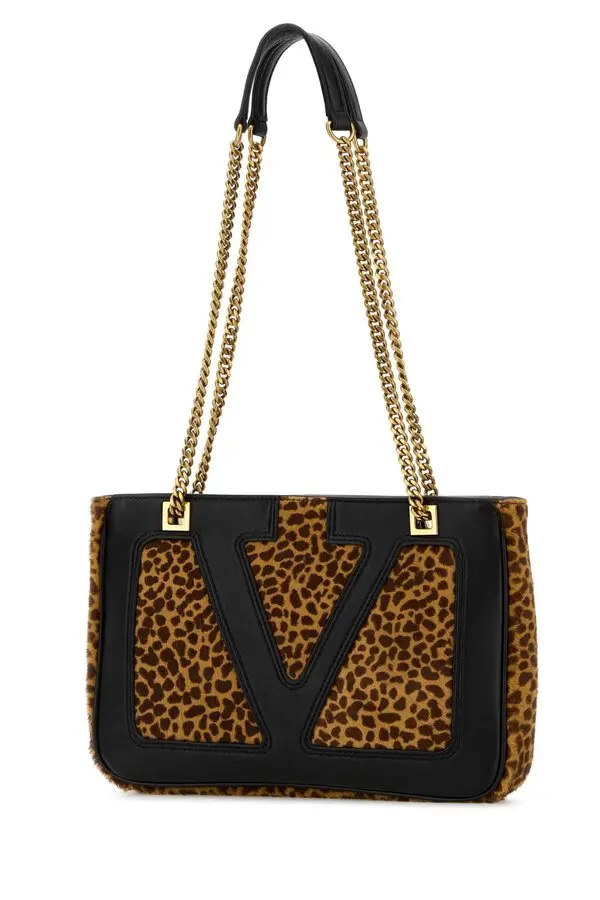 Valentino Garavani Printed Calf Hair Viva Superstar Shoulder Bag - Multicolor