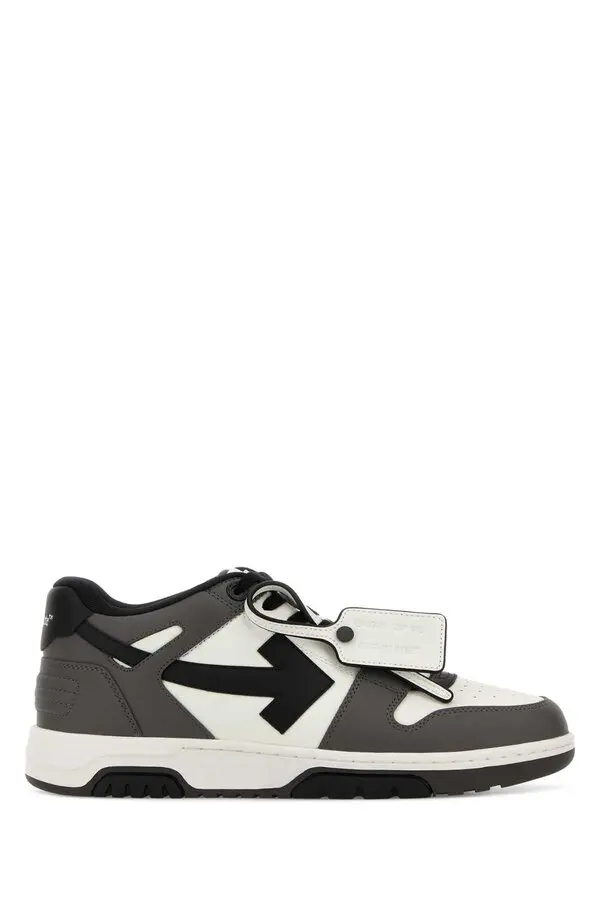 Off-White Two-tone Leather Out Of Office Sneakers - Multicolor