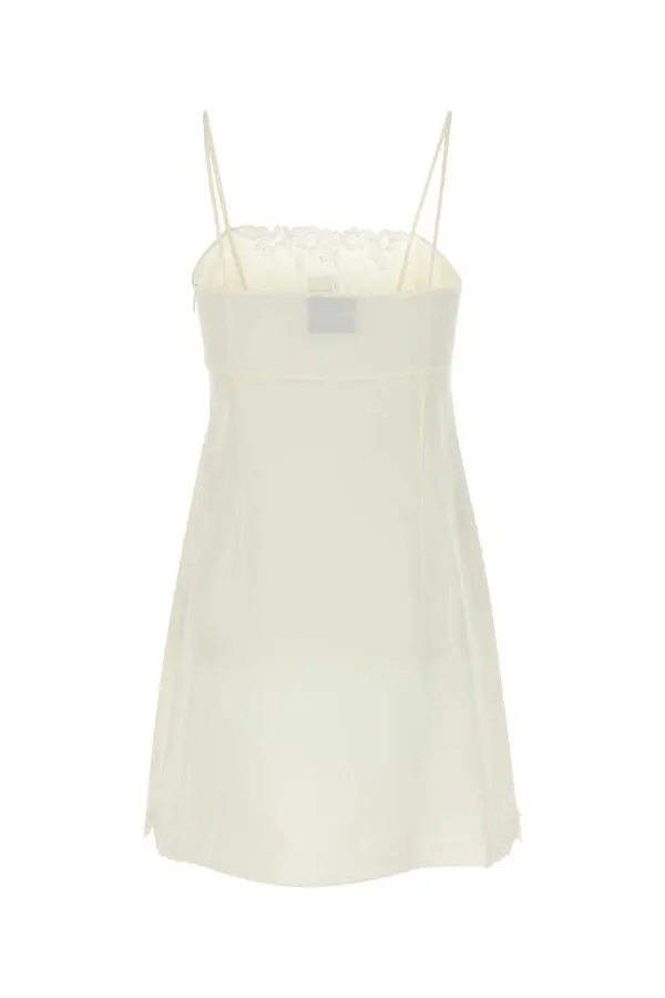 Miu Miu Linen Blend Mini Dress