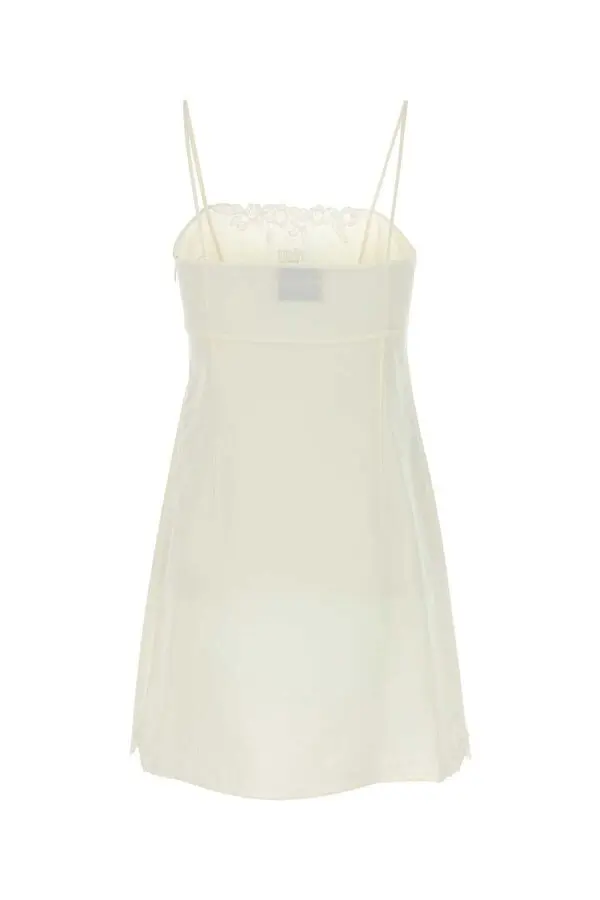 Miu Miu Linen Blend Mini Dress