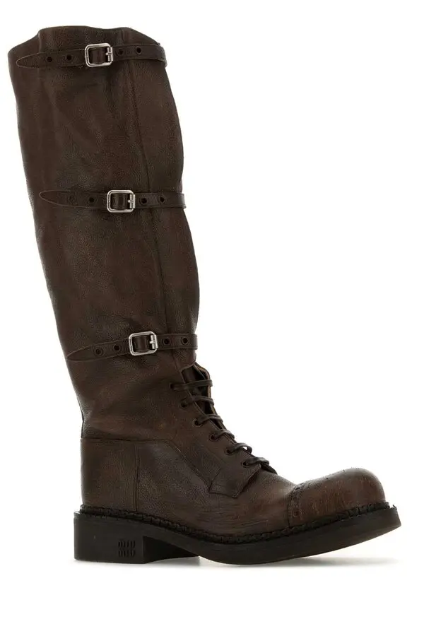 Miu Miu Leather Boots
