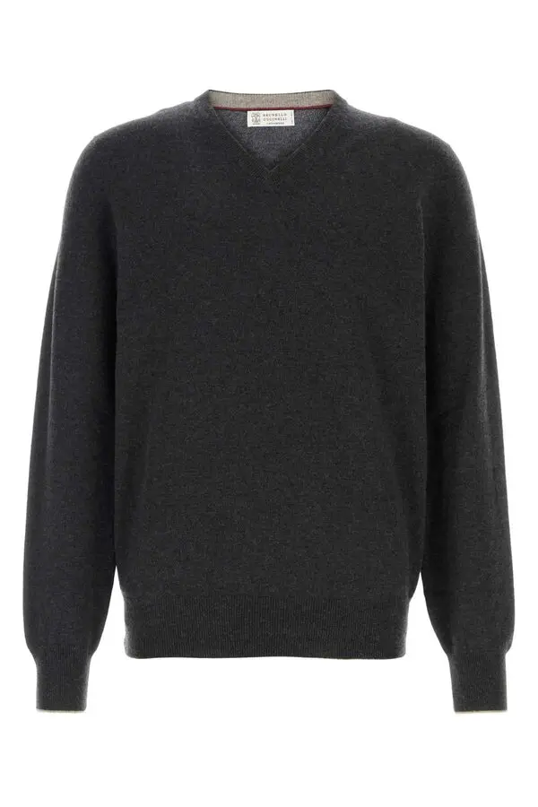 Brunello Cucinelli Cashmere Sweater - Gray