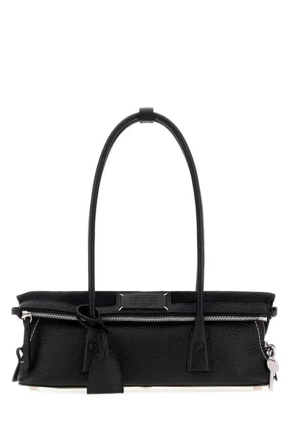 MAISON MARGIELA Leather 5ac Shoulder Bag - Black