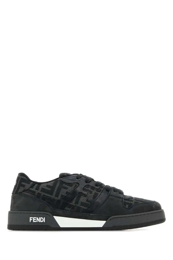 Fendi Embroidered Match Sneakers - Multicolor