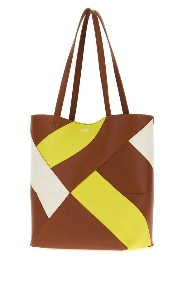 Loewe Leather Puzzle Fold Shopping Bag