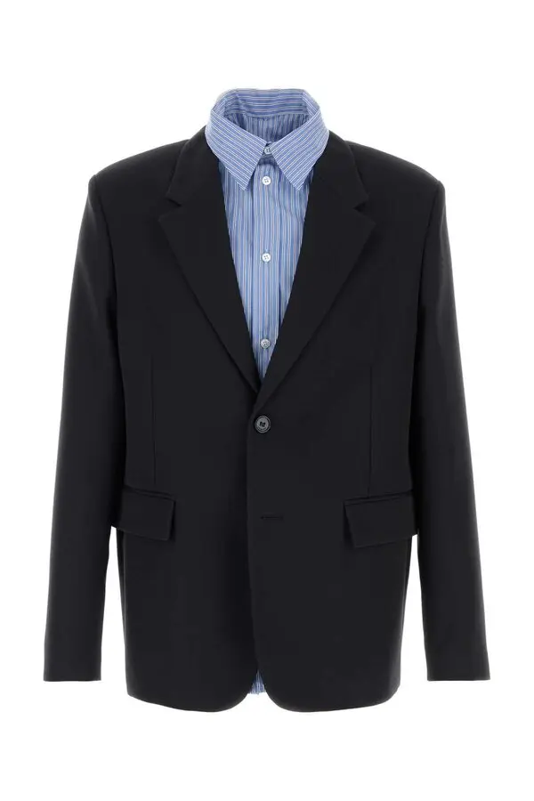Balenciaga Wool Blazer - Black