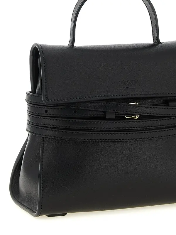 Moschino Tie Me' Handbag - Black