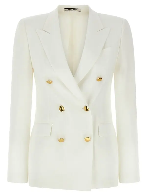 Tagliatore Parigi Double-breasted Blazer - White