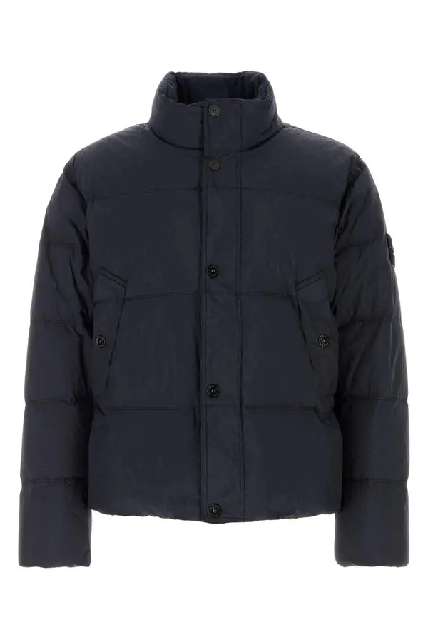 Stone Island Nylon Down Jacket - Blue