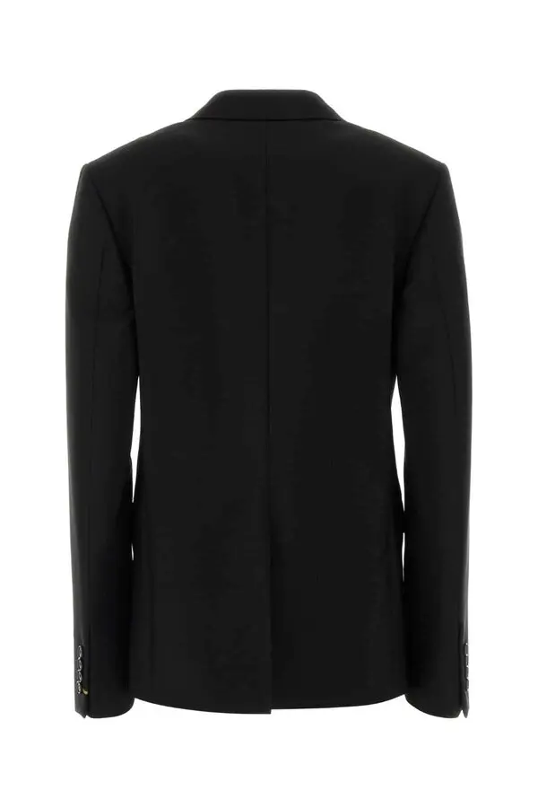 Fendi Mohair Blend Blazer - Black