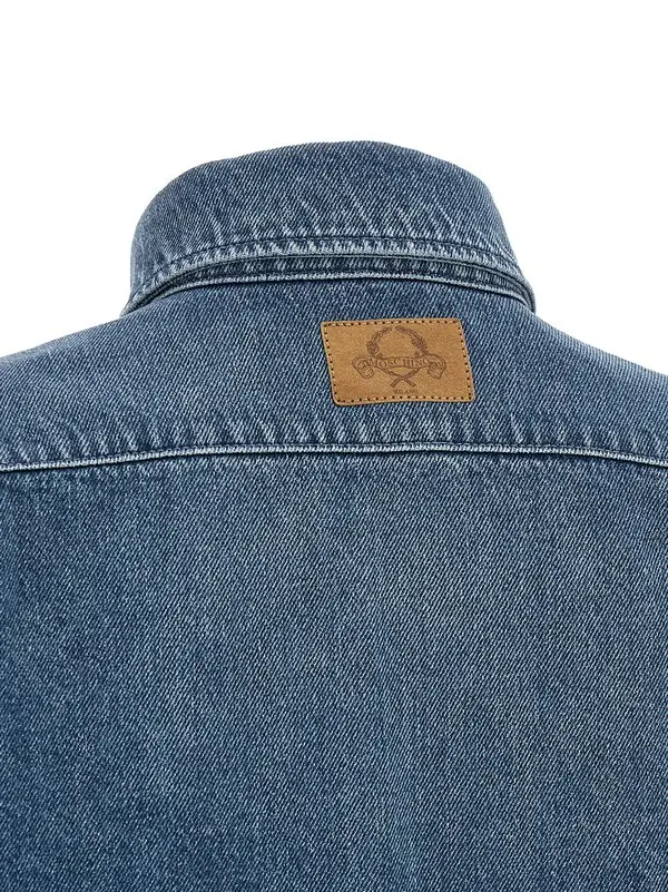 Moschino Heart Denim Shirt