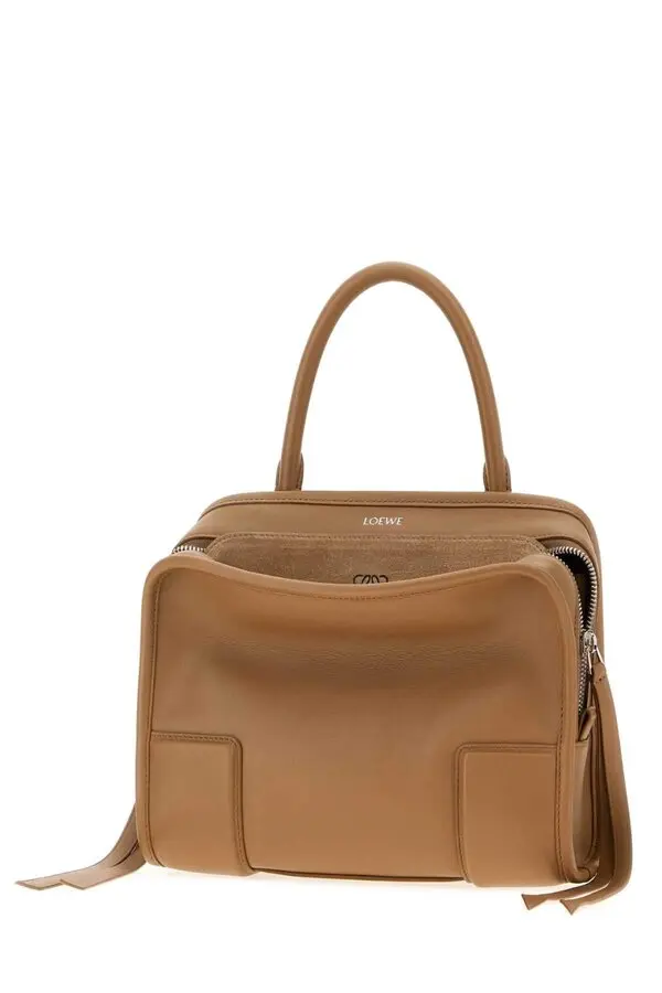 Loewe Leather Amazona Handbag - Brown
