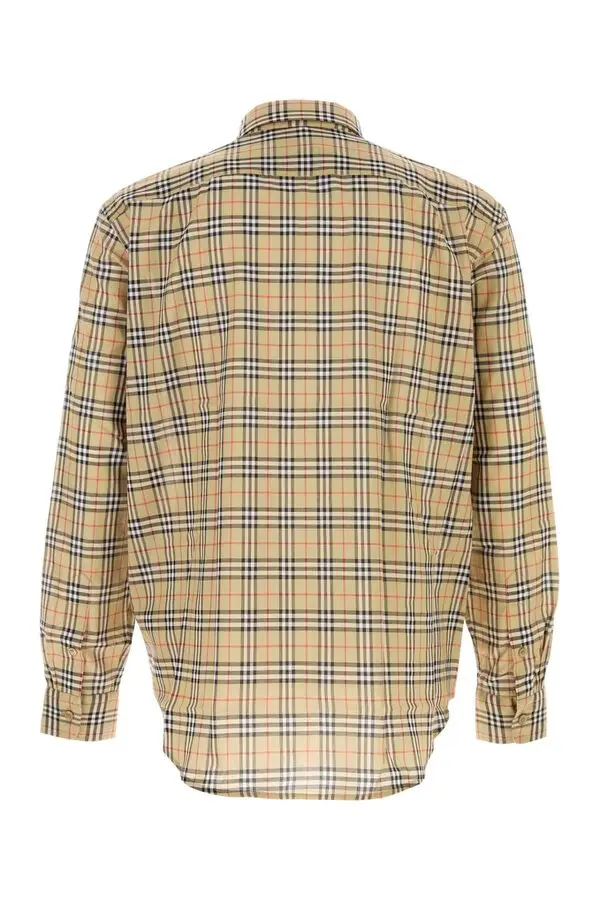 Burberry Embroidered Cotton Shirt - Multicolor