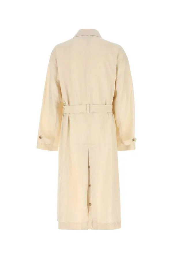 Dolce & Gabbana Cotton Blend Trench Coat - Brown