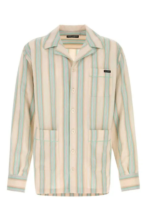 Dolce & Gabbana Embroidered Jersey Shirt - Multicolor