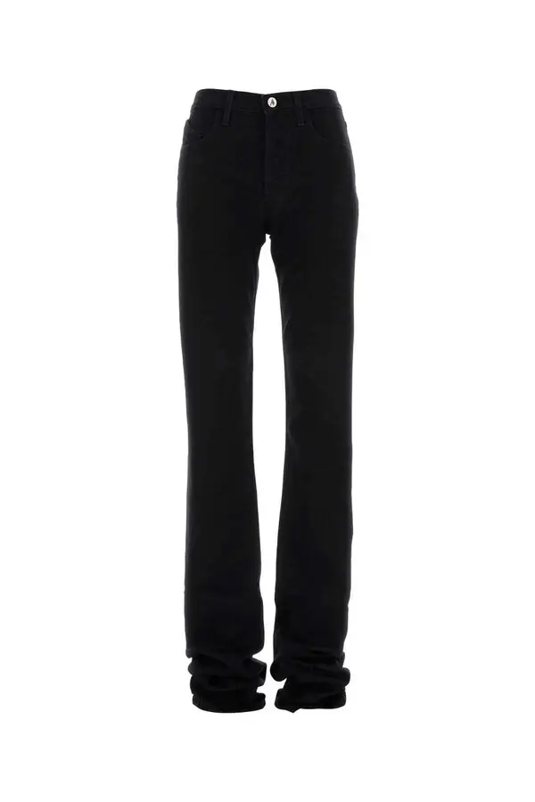 Attico Stretch Denim Jeans - Black