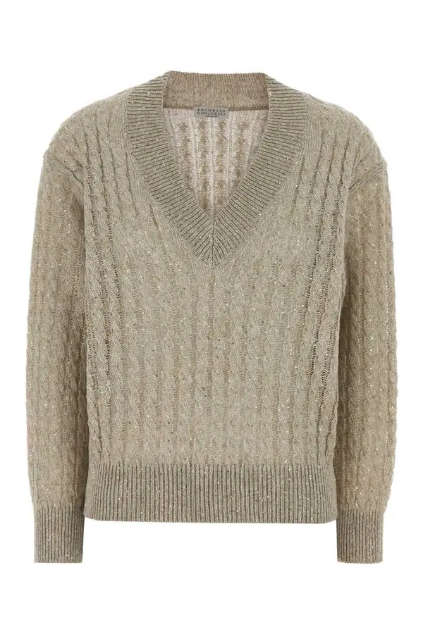 Brunello Cucinelli Linen Blend Sweater